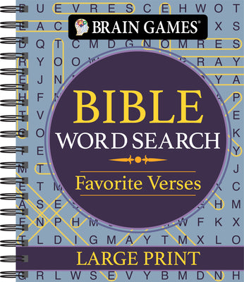 Brain Games - Bible Word Search: Favorite Verses - Large Print – Inveni