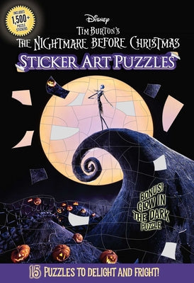 Disney Tim Burton's the Nightmare Before Christmas Sticker Art Puzzles ...